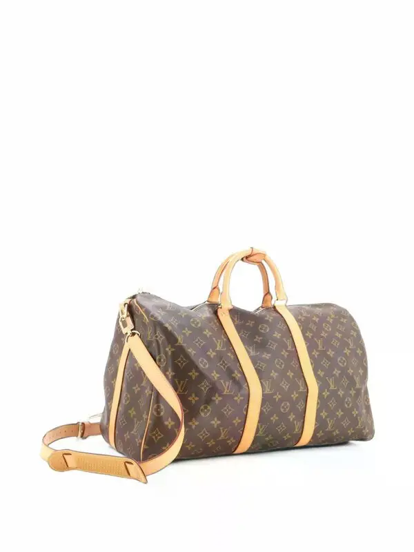 LOUIS VUITTON Keepall Bandouliere Bag Monogram Canvas 50 Travel Bag