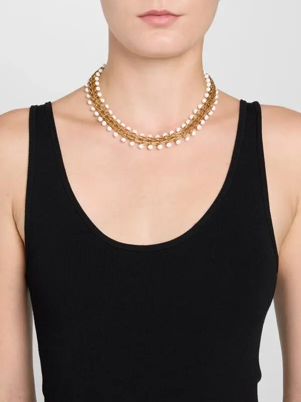 KENNETH JAY LANE 18k Gold-plated Link Chain Necklace