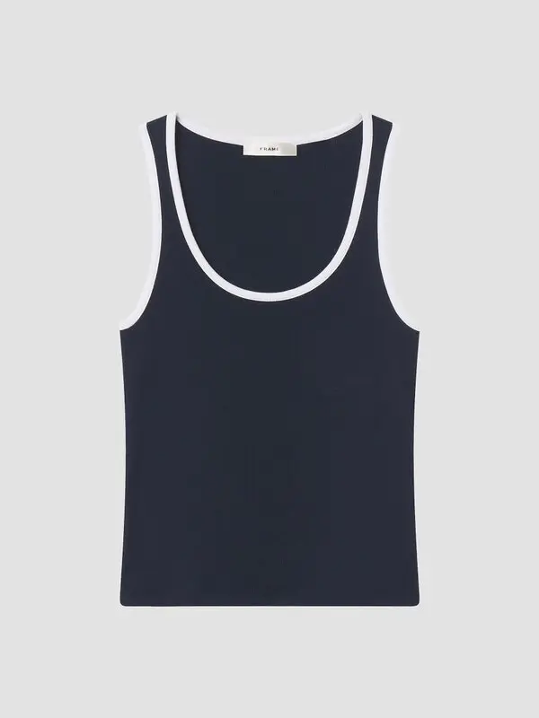 FRAME The Sporty Tank - Navy