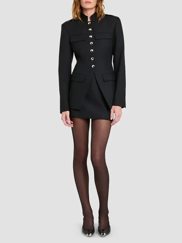NICHOLAS THE LABEL Lillith Longline Military Jacket