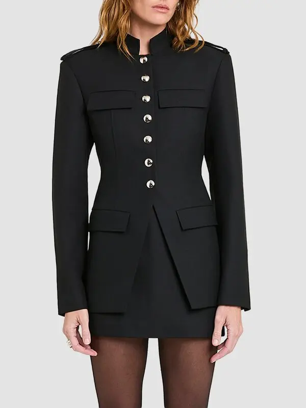 NICHOLAS THE LABEL Lillith Longline Military Jacket