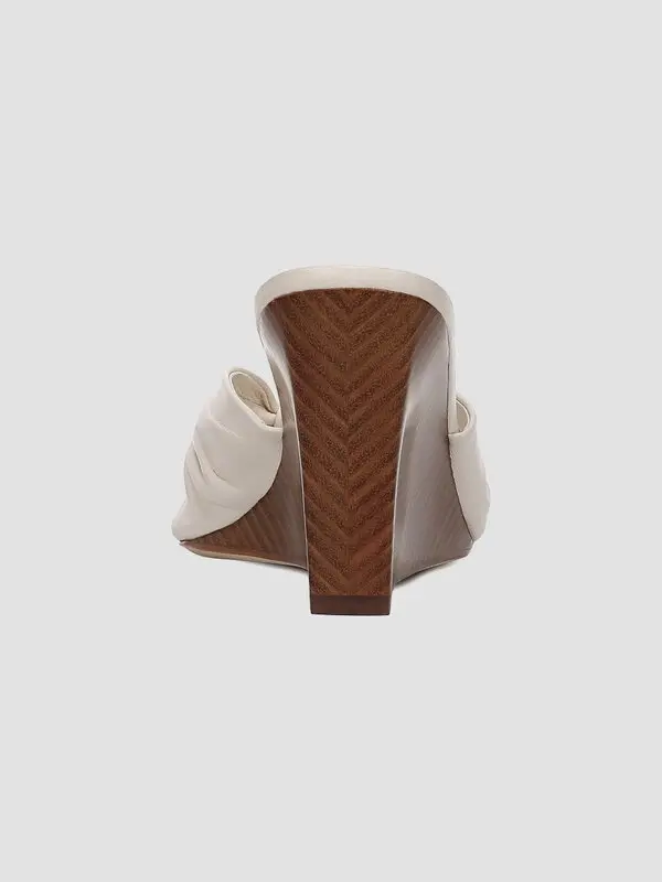 Veronica Beard Tullia Leather 85mm Wedge Sandals