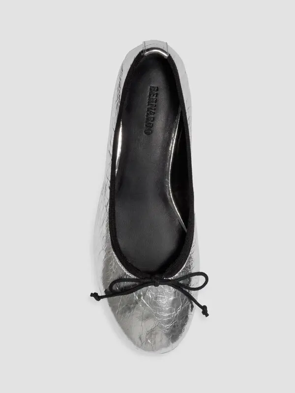 Bernardo Barbara Ballet Flats - Silver