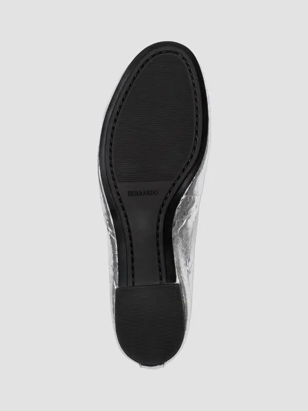 Bernardo Barbara Ballet Flats - Silver
