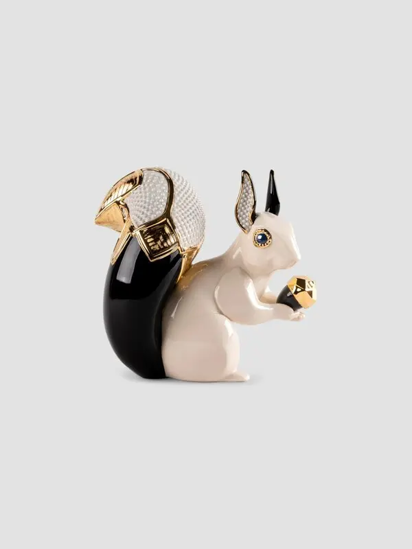 LLADRO Squirrel Jewel Sculpture