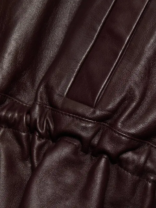 Ba&sh Manita Leather Crop Jacket