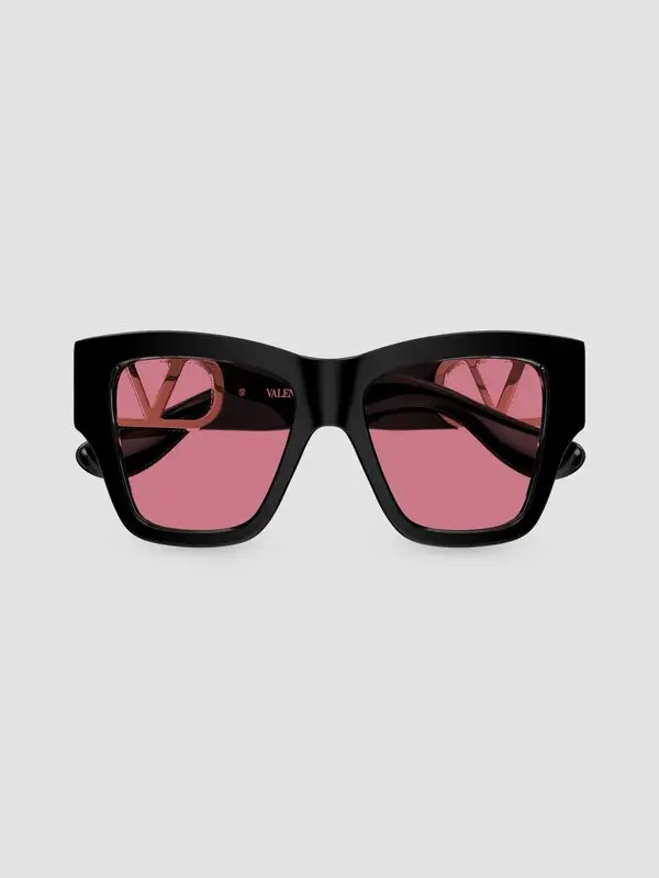 Valentino Garavani V Logo Vg0052s V Combi 53mm Crystal Butterfly Sunglasses