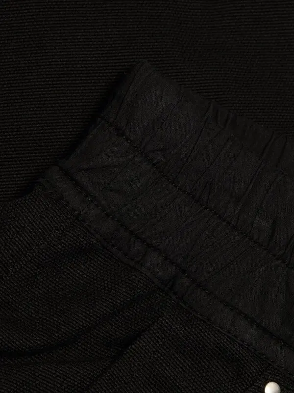 Rick Owens Bauhaus Pods Drawstring Denim Shorts