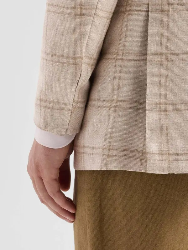Kiton Plaid Cashmere-blend Jacket