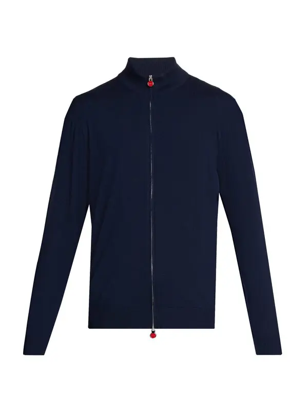 Kiton Wool Full-zip Jacket