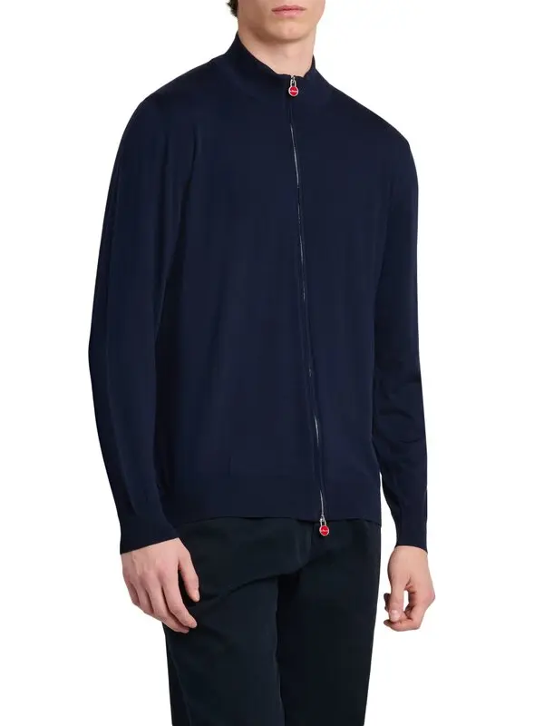 Kiton Wool Full-zip Jacket