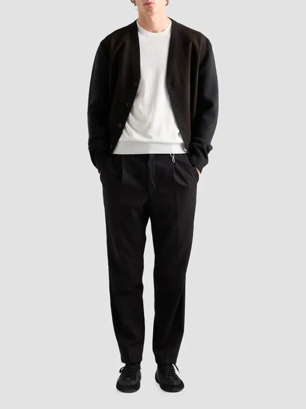 Prada Silk And Cotton Crew-neck Sweater