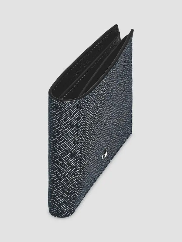 Montblanc Sartorial Two-tone Embossed-leather Bifold Wallet