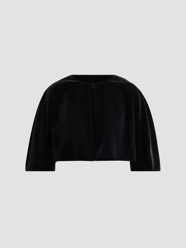 Rickie Freeman For Teri Jon Velvet Bolero Jacket
