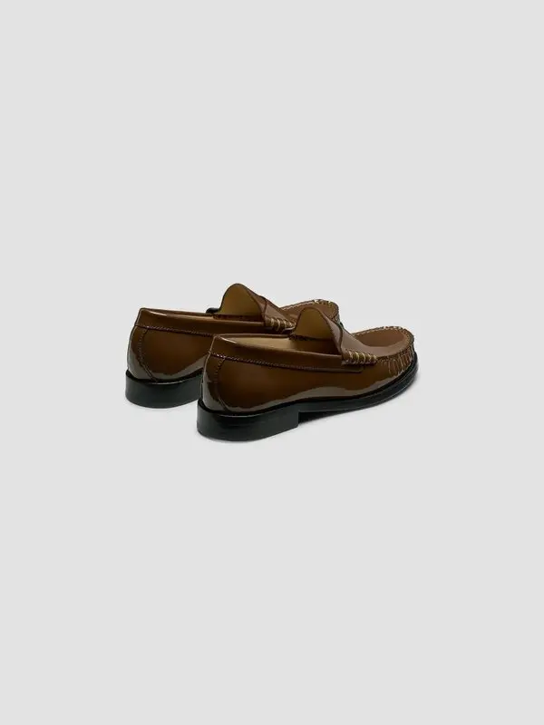 STUART WEITZMAN Lottie Patent Leather Loafers