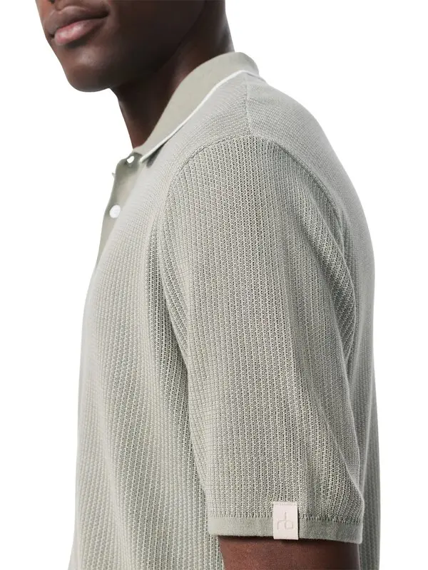 Rag & Bone Harvey Knit Polo Shirt