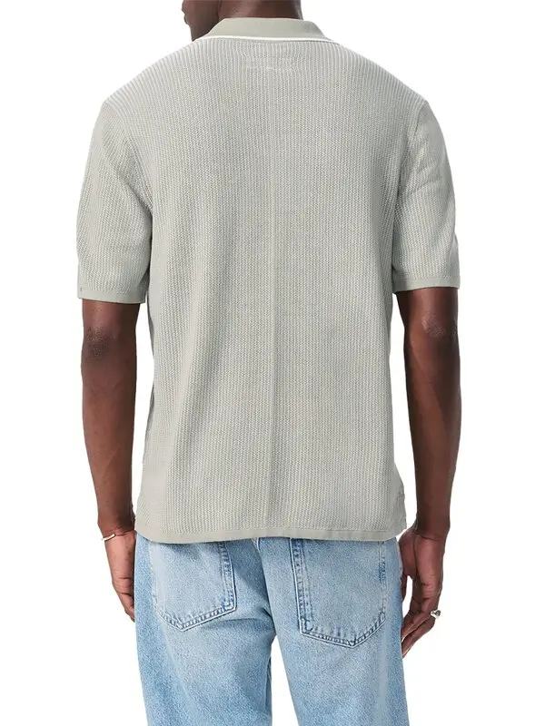 Rag & Bone Harvey Knit Polo Shirt