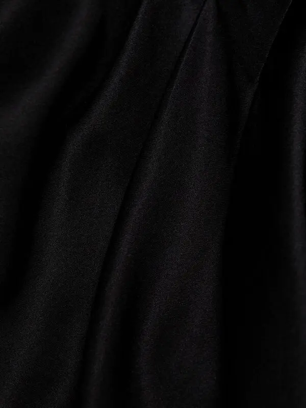 Ramy Brook Nan Draped Stretch Silk Dress