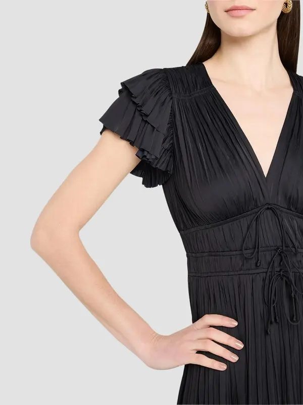 Ulla Johnson Patrice Flutter-sleeve Midi-dress