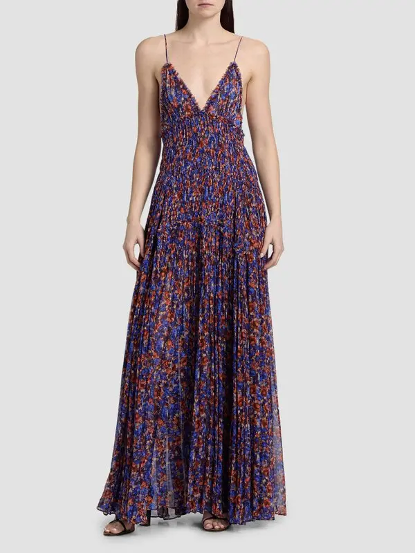 Ulla Johnson Atrani Printed Silk Gown