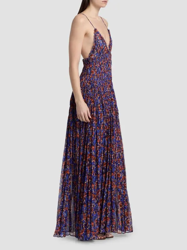 Ulla Johnson Atrani Printed Silk Gown