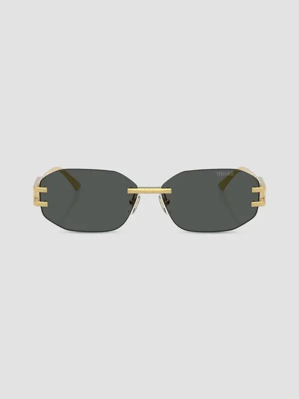 Versace 58mm Oval Sunglasses