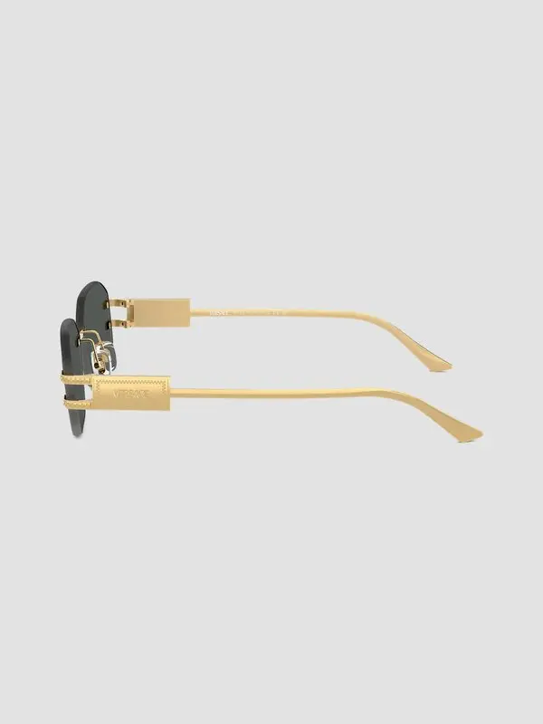 Versace 58mm Oval Sunglasses