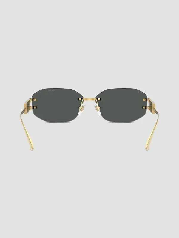 Versace 58mm Oval Sunglasses