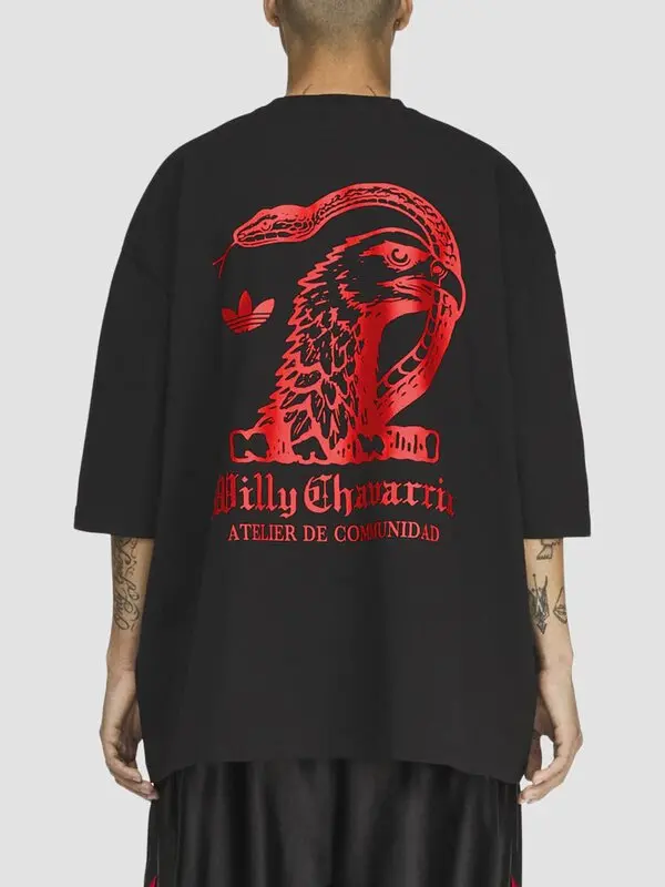 ADIDAS Y-3 Adidas X Willy Chavarria Atelier Cotton T-shirt