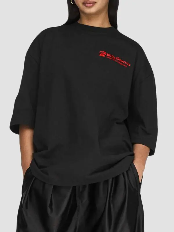 ADIDAS Y-3 Adidas X Willy Chavarria Atelier Cotton T-shirt