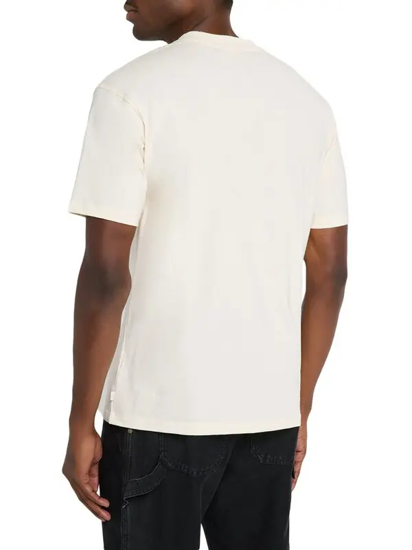 Scotch & Soda Cotton Linework Logo T-shirt