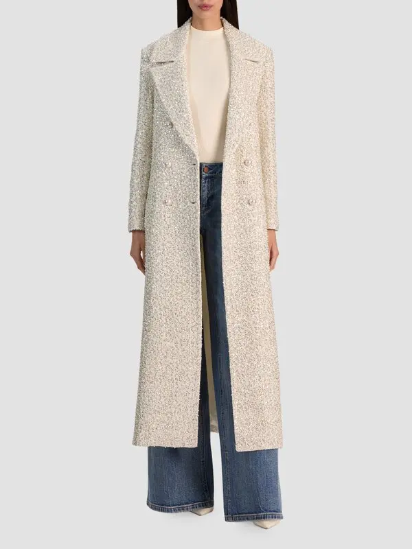 Alice + Olivia Nicholas Embellished Double-breasted Coat