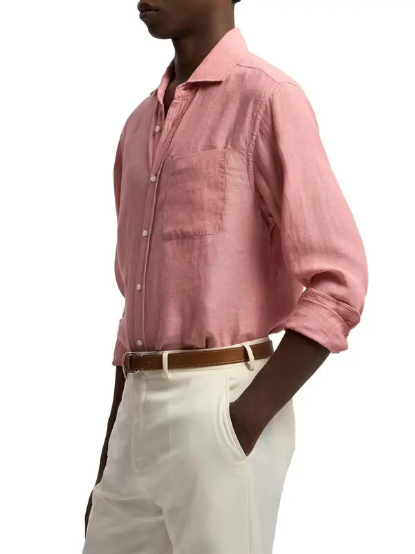 Ralph Lauren Purple Label Linen Chambray Shirt