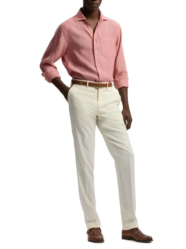Ralph Lauren Purple Label Linen Chambray Shirt