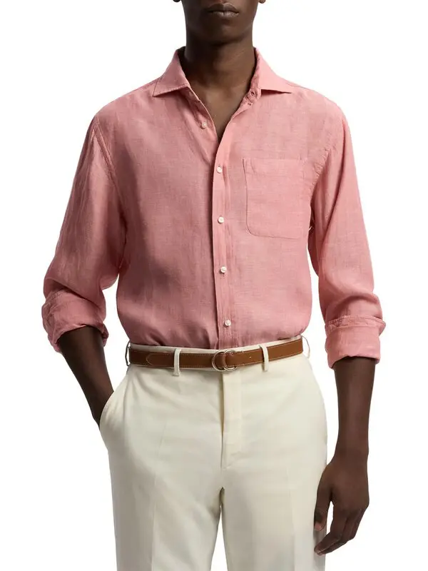 Ralph Lauren Purple Label Linen Chambray Shirt