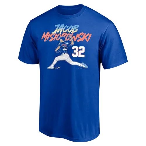 BREAKINGT Jacob Misiorowski Ace Pose Graphic T-shirt - Royal