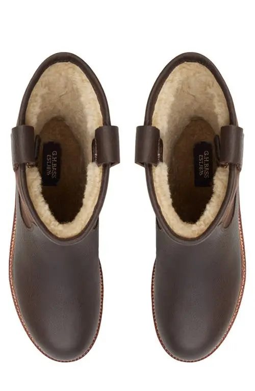 G.H.BASS Vanguard Genuine Shearling Boot - Brown