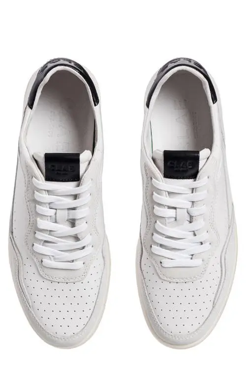 Clae Haywood Leather Sneaker - White/blue