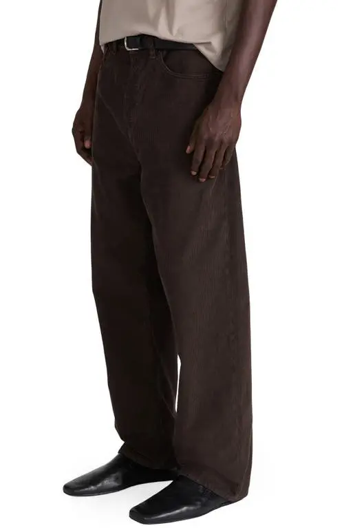 FRAME The Baggy Corduroy Jeans - Mud Grey