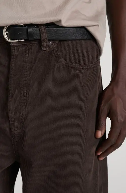 FRAME The Baggy Corduroy Jeans - Mud Grey