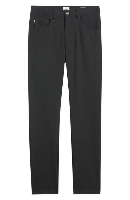 BRAX Chuck Modern Fit Five-pocket Jersey Pants - Black
