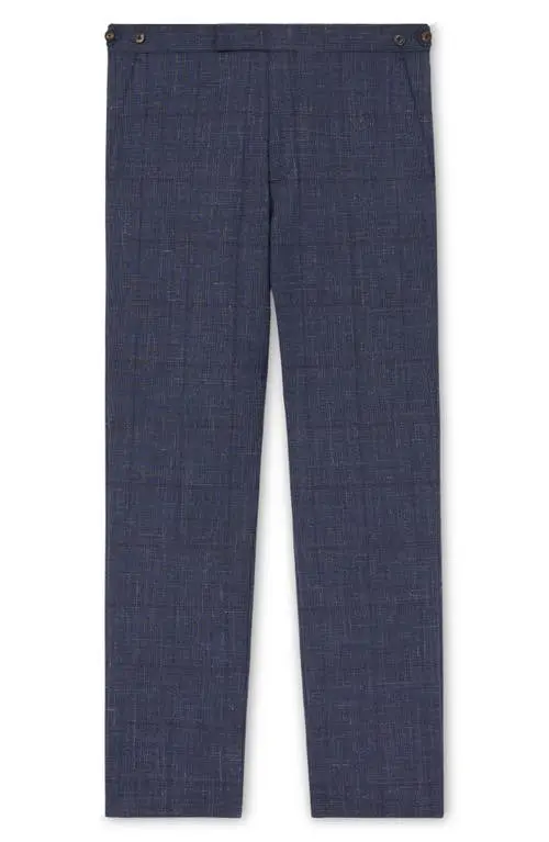 REISS Penso Wool Blend Check Classic Fit Suit Trousers