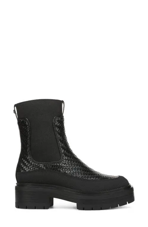 Sam Edelman Linn Weave Chelsea Boot - Black
