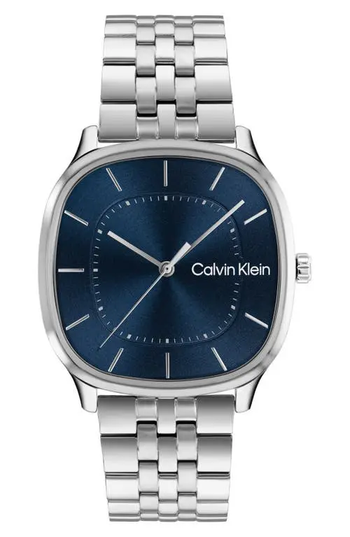 Calvin Klein Shape Square Bracelet Watch - Blue