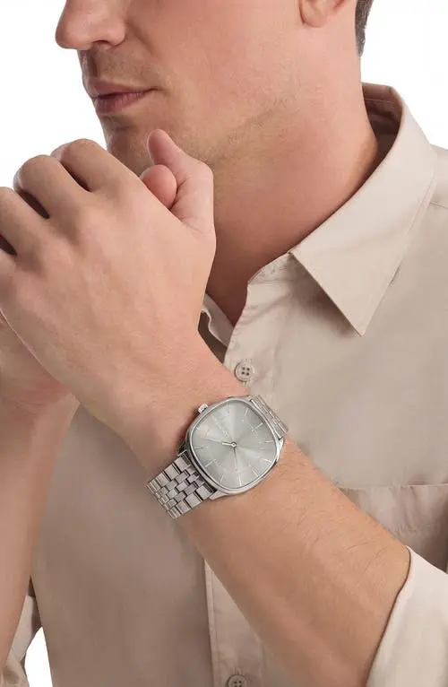 Calvin Klein Shape Square Bracelet Watch - Grey