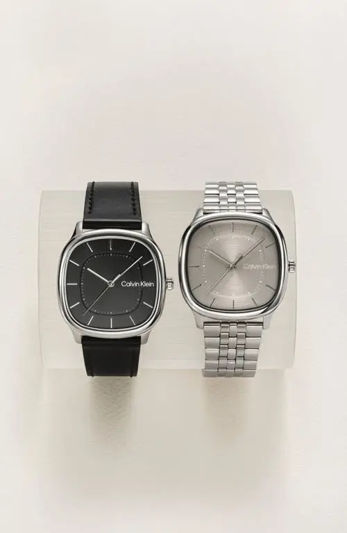 Calvin Klein Shape Square Bracelet Watch - Grey