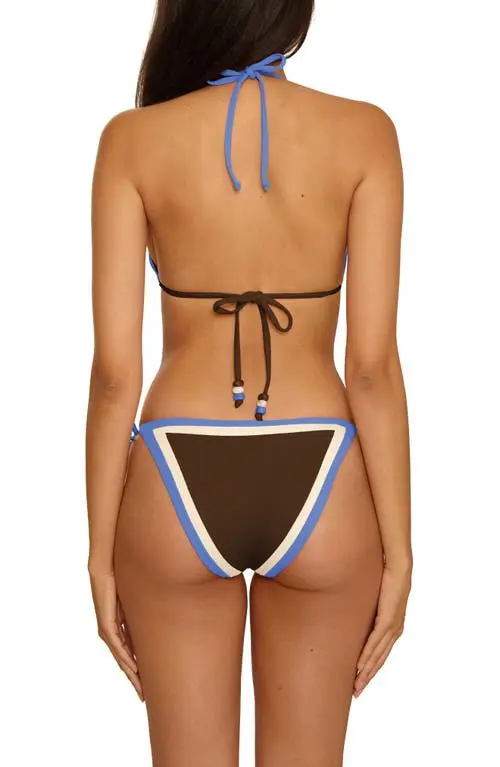 BECCA By Rebecca Virtue Ribbed Side Tie Bikini Bottoms