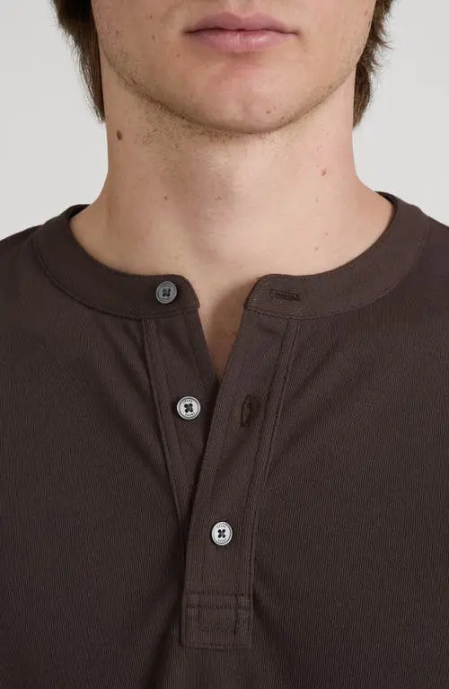 FRAME Long Sleeve Cotton Henley