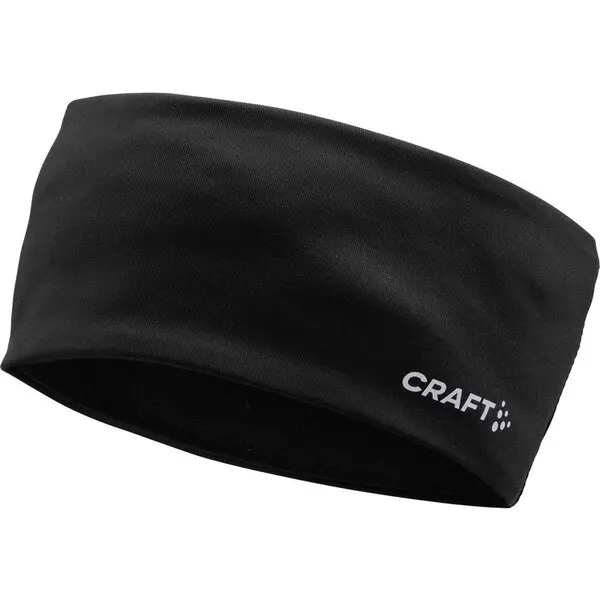 CRAFT Windblock Fleece Headband - Black