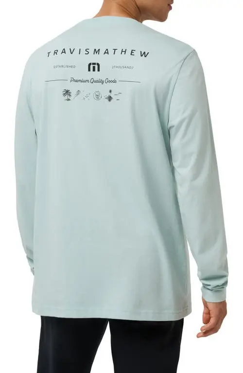 Travis Mathew Tidal Treasure Long Sleeve Cotton Graphic T-shirt